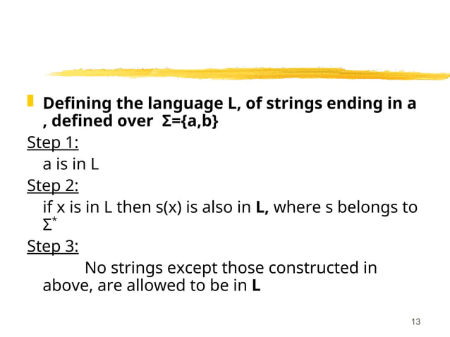 Lesson 02.ppt theory of automata including basics of it | PPT