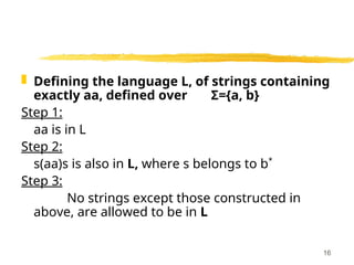Lesson 02.ppt theory of automata including basics of it | PPT