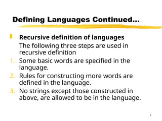 Lesson 02.ppt theory of automata including basics of it | PPT