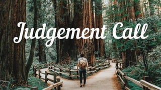 Lesson 02 -Judgement call lesson for students | PPT