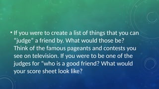 Lesson 02 -Judgement call lesson for students | PPT