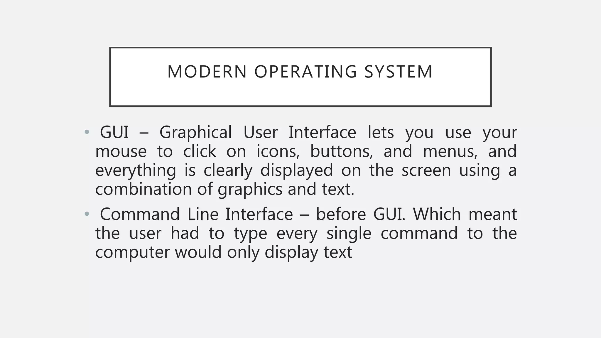 Lesson 02 operating system | PPTX | Operating Systems | Computer ...