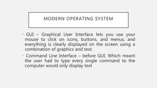 Lesson 02 operating system | PPTX | Operating Systems | Computer ...