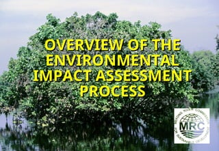 OVERVIEW OF THE ENVIRONMENTAL IMPACT ASSESSMENT PROCESS | PPT
