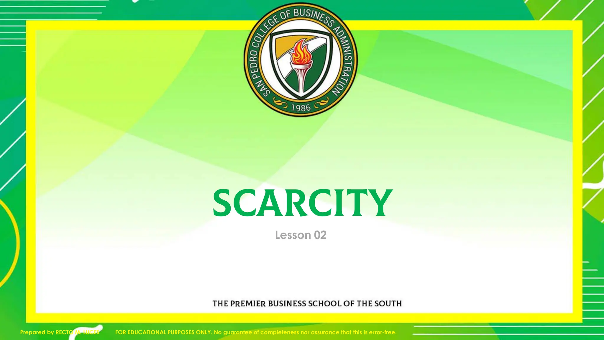 Lesson 02 - SCARCITY.pdf