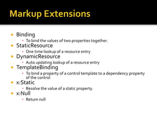 Lesson 02 Introduction to XAML | PPT