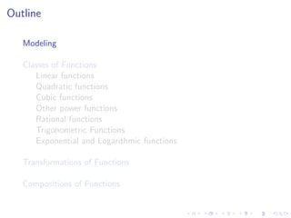 Lesson 2: A Catalog of Essential Functions | PPT