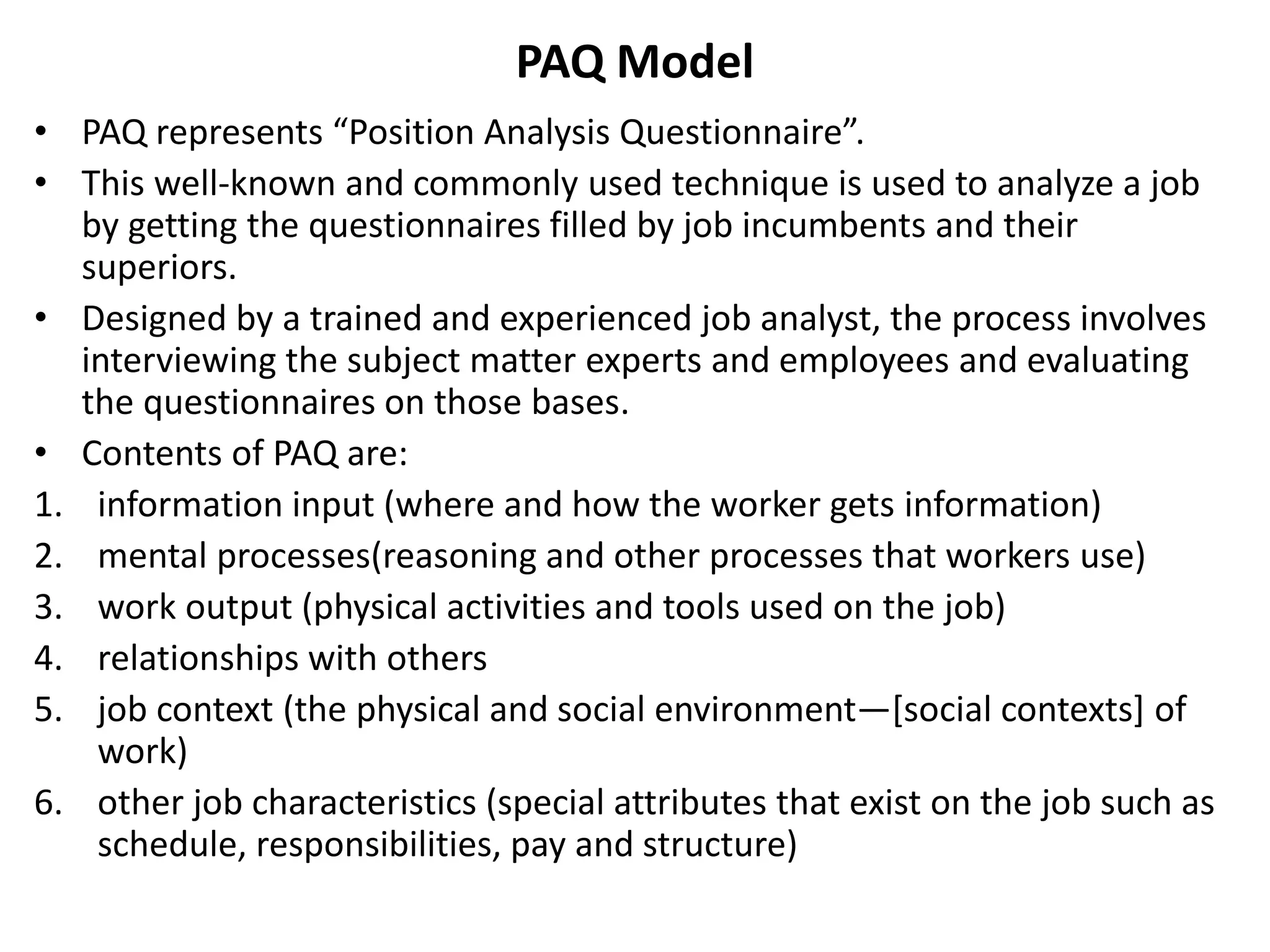 Job Analysis & Job Design | PPTX