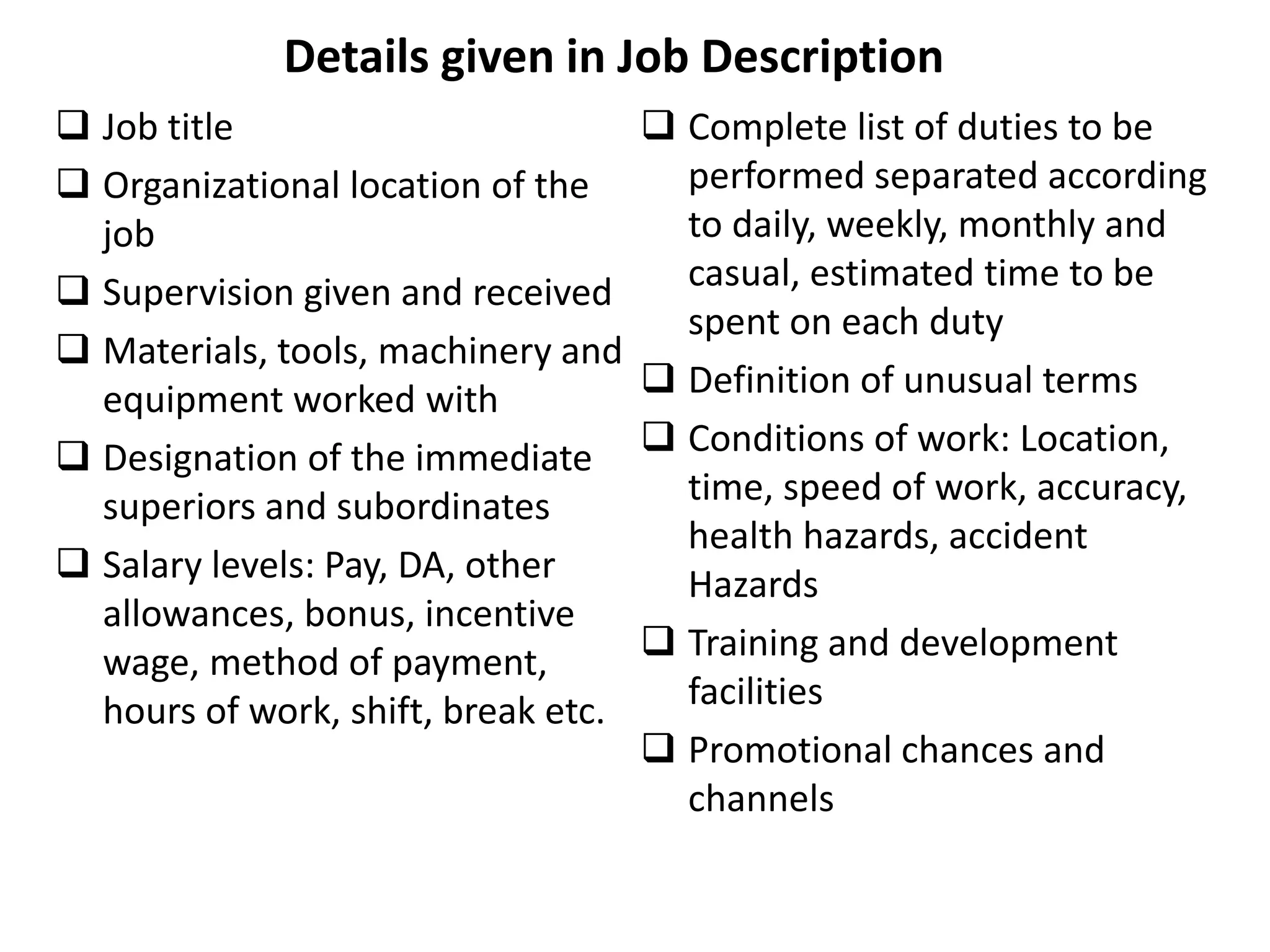 Job Analysis & Job Design | PPTX