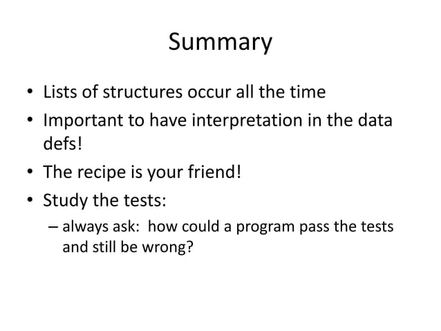 Week 03 Lesson 02 Recursive Data Definitions Everywhere Ppt