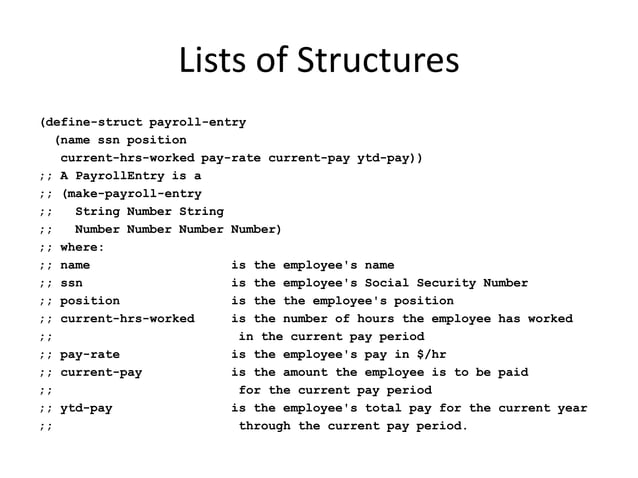 Week 03 Lesson 02 Recursive Data Definitions Everywhere Ppt
