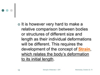 Simple Stress and Strain | PDF
