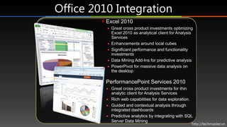 Introduction to Microsoft SQL Server 2008 R2 Analysis Service | PPTX | Databases | Computer ...