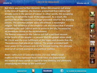 LESSON 03 "THESSALONICA IN PAUL'S DAY" | PPT