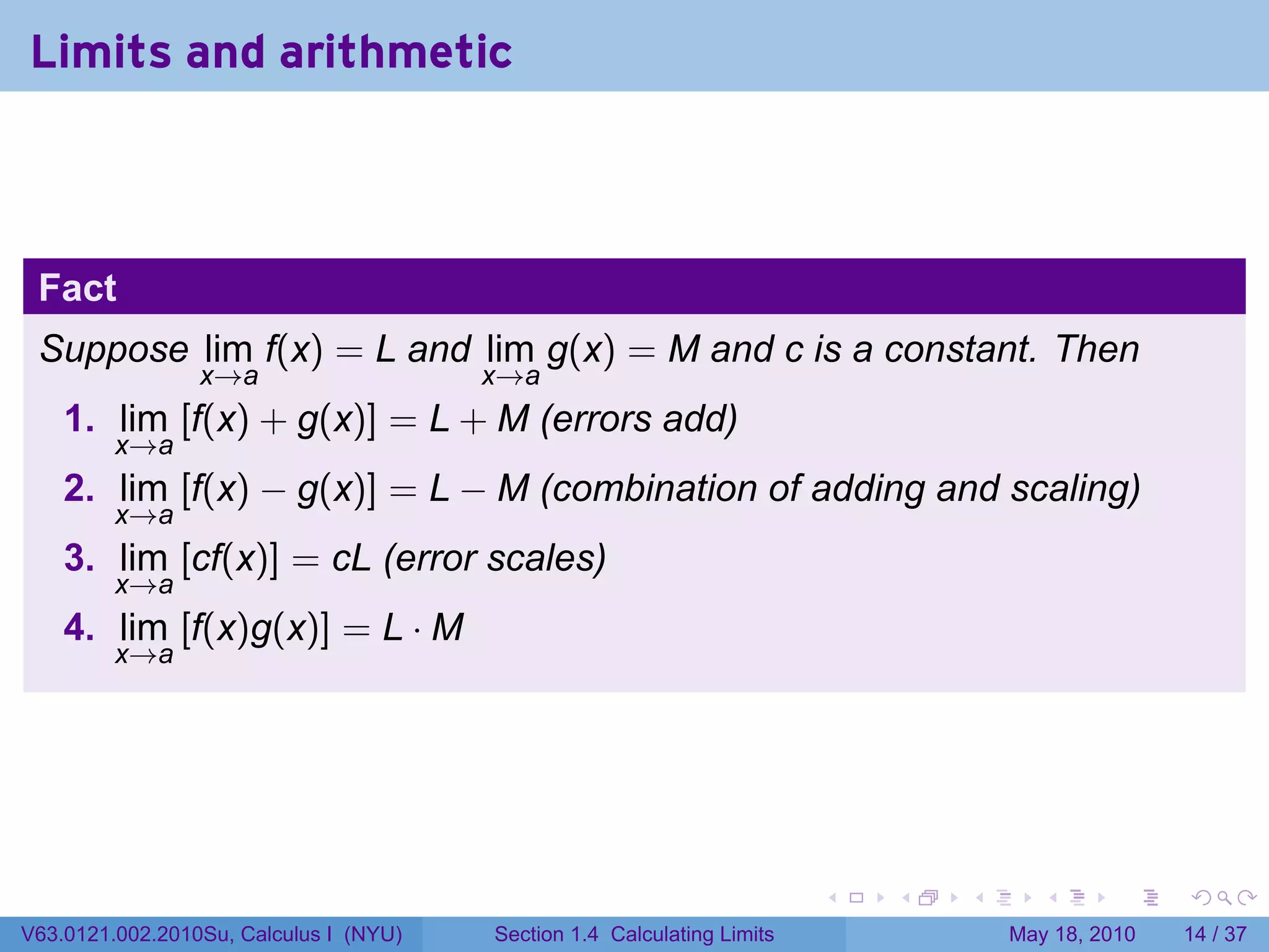 Lesson 3: Limit Laws | PDF