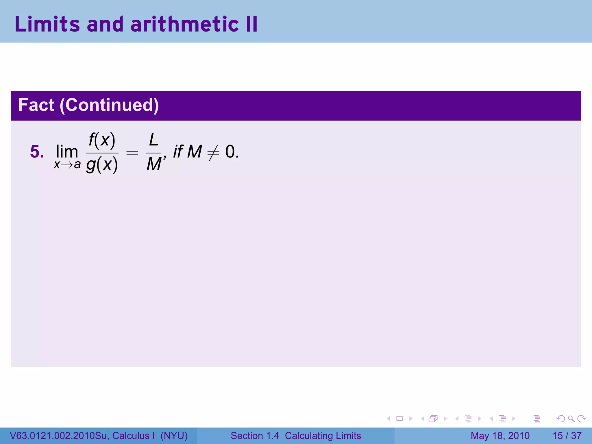 Lesson 3: Limit Laws | PDF