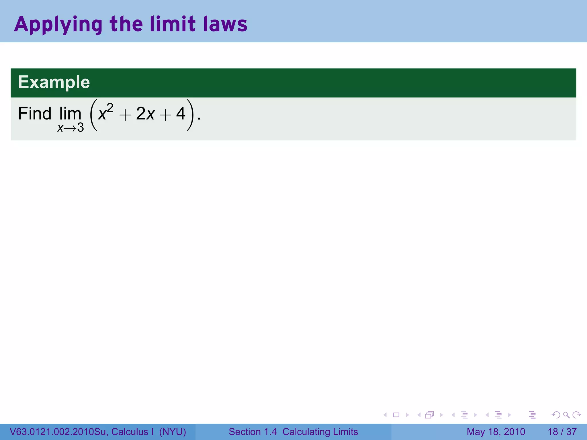 Lesson 3: Limit Laws | PDF