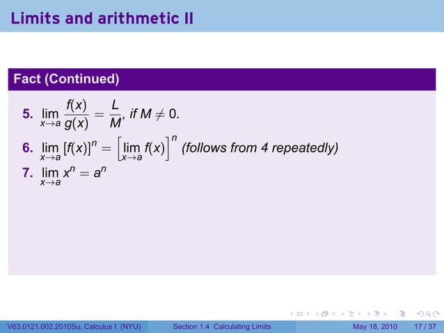 Lesson 3: Limit Laws | PDF