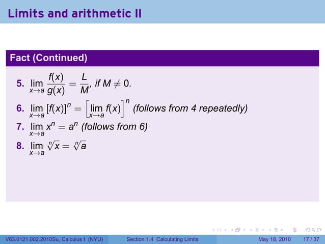 Lesson 3: Limit Laws | PDF