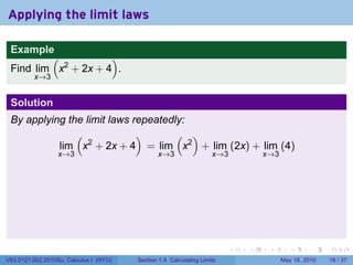 Lesson 3: Limit Laws | PDF