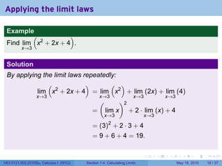 Lesson 3: Limit Laws | PDF