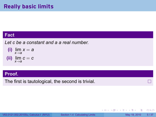 Lesson 3: Limit Laws | PDF