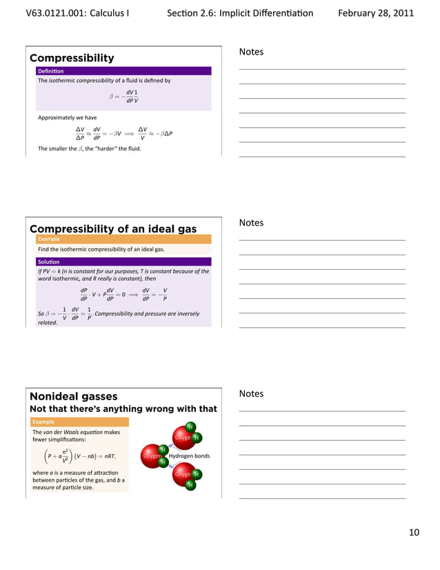 Lesson 11: Implicit Differentiation (handout) | PDF