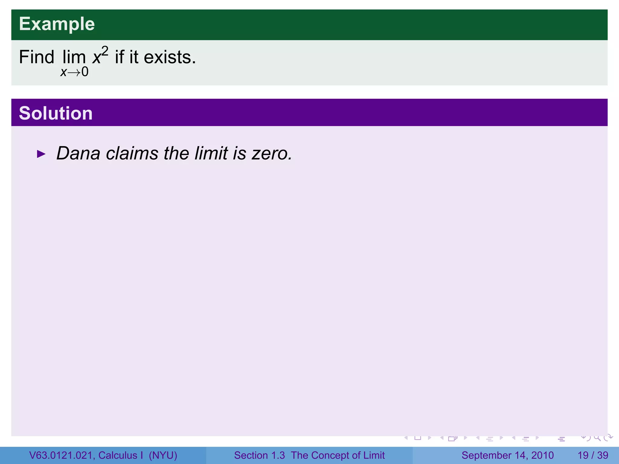 Lesson 3: Limits (Section 21 slides) | PPT