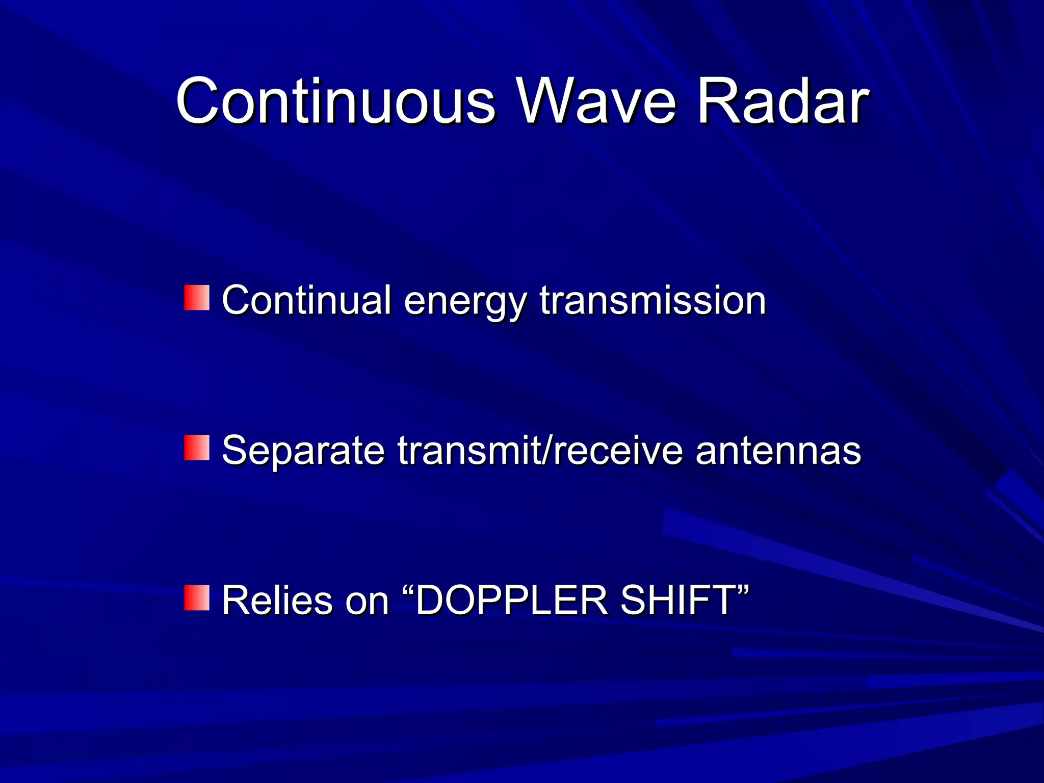 radar principles | PPT