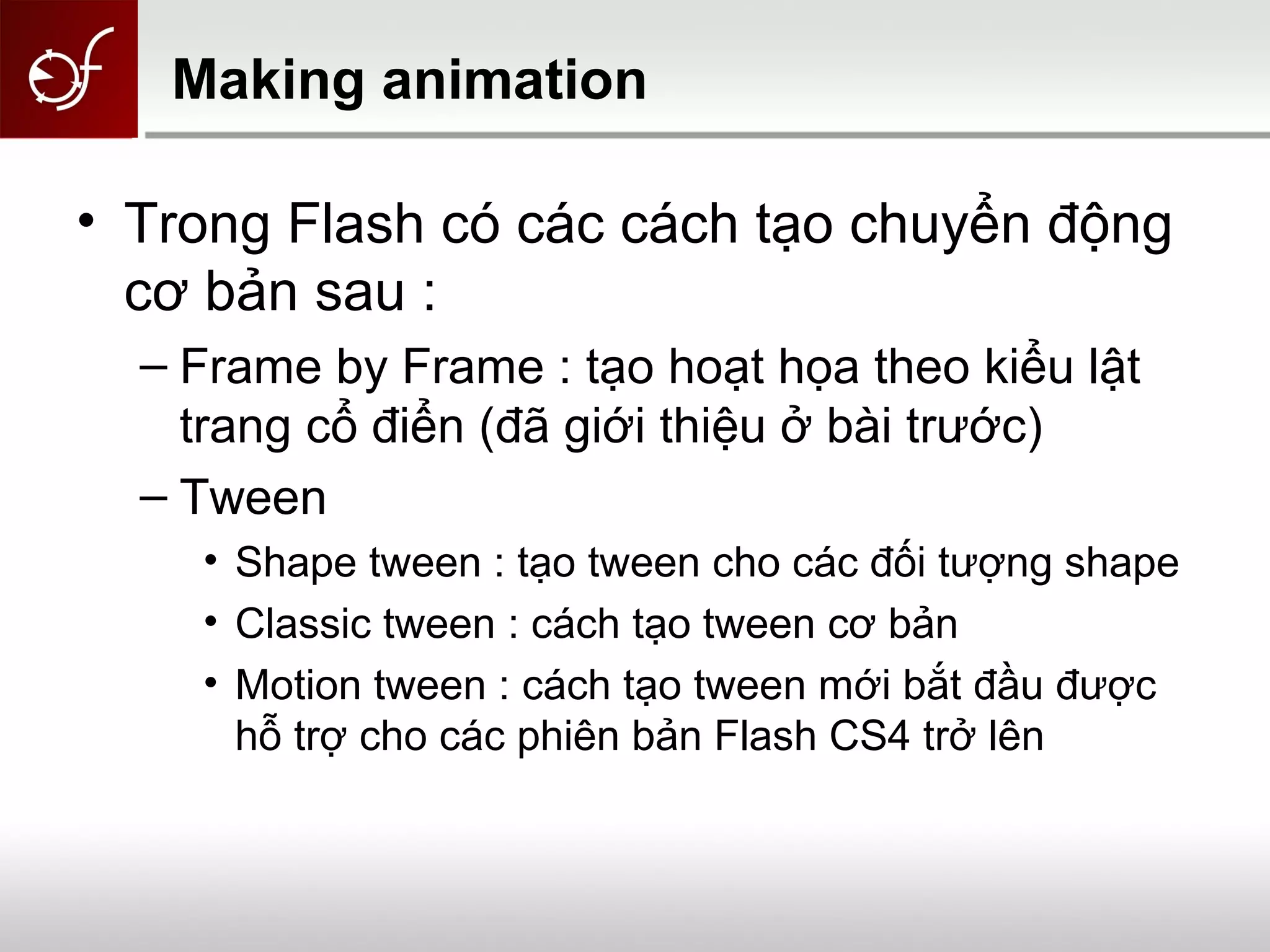 Lesson 03 : Timeline in Flash World | PPT