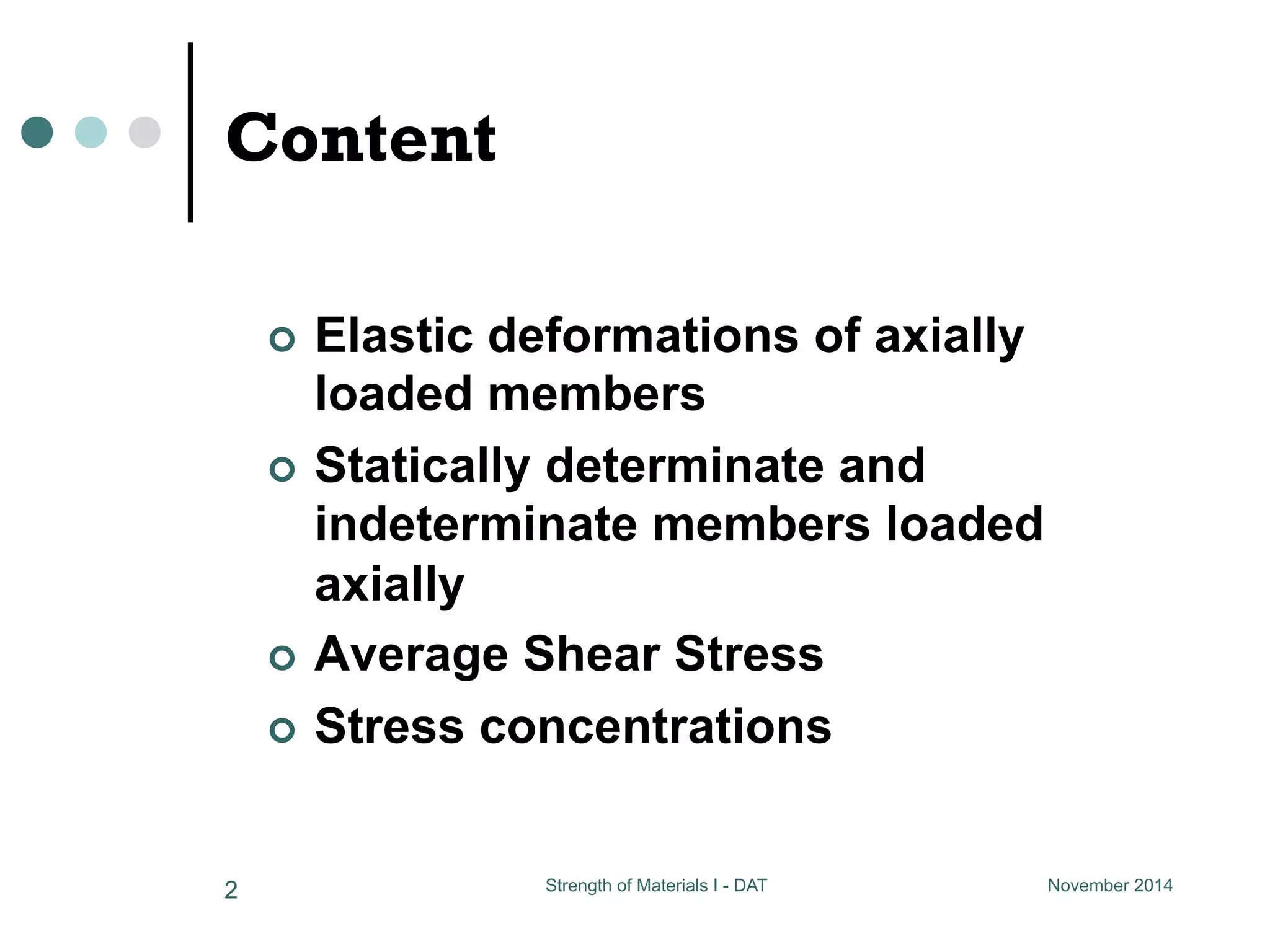 Lesson 03, simple stress and strain | PDF