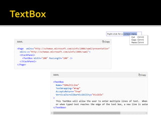 Lesson 04 WPF Controls | PPTX