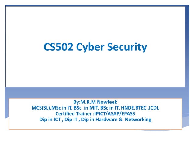 Lesson 04 - Symmetric and Asymmetric Key Encryptions (1).pptx ...