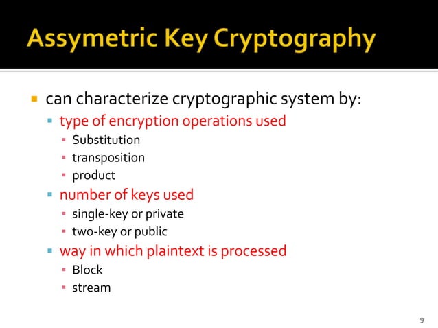 Lesson 04 - Symmetric and Asymmetric Key Encryptions (1).pptx ...