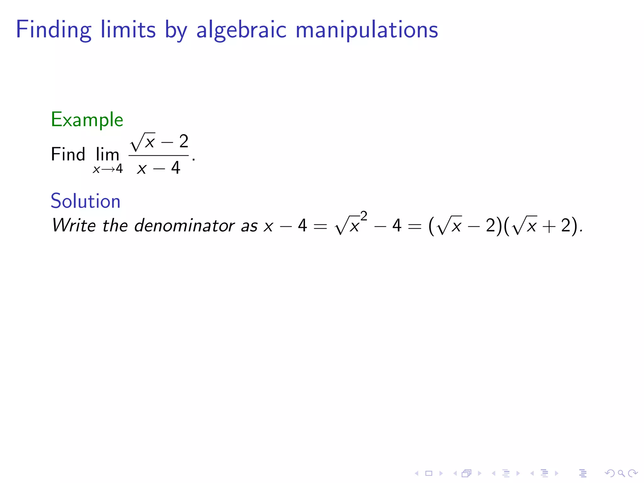 Lesson 4: Calculating Limits | PPT