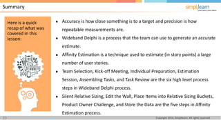 PMI-ACP Lesson 04 Nugget 2 Agile Estimation | PDF | Computer Software ...