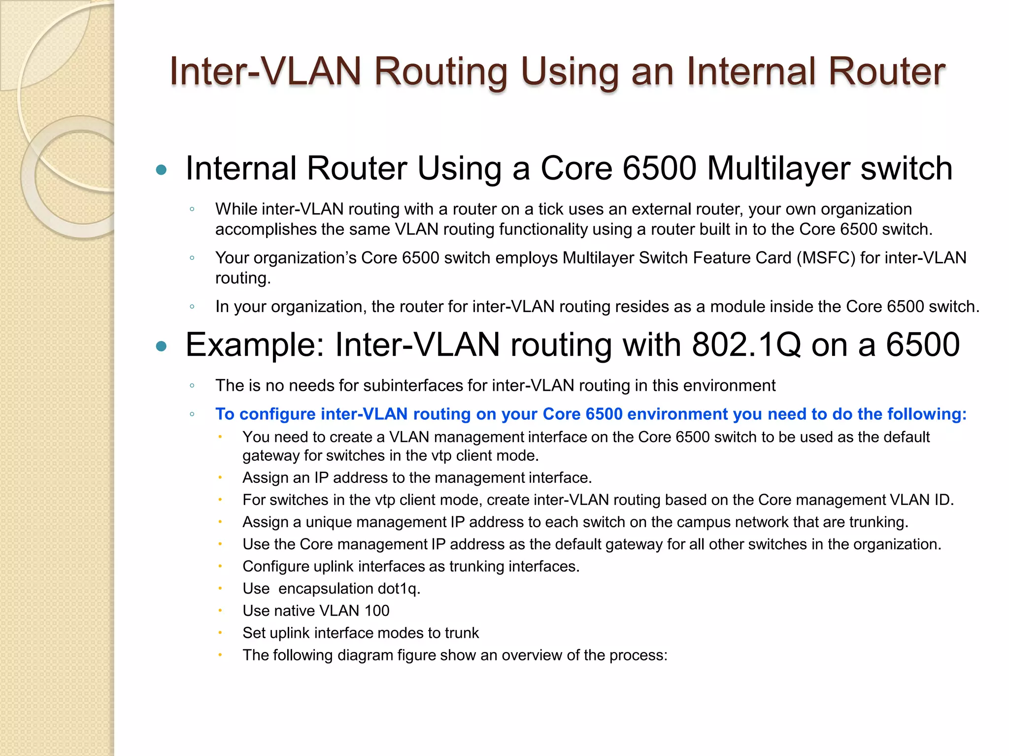 Inter-VLAN Routing | PPTX