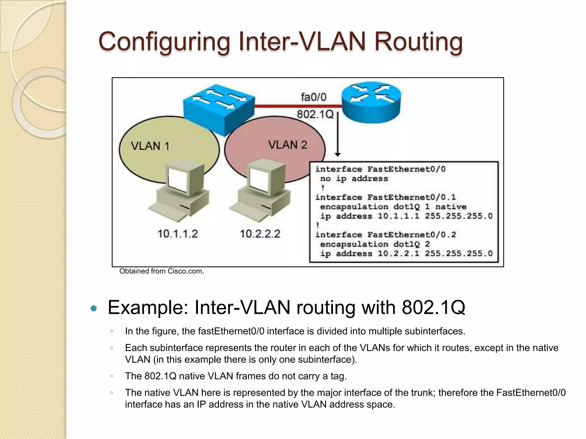 Inter-VLAN Routing | PPT