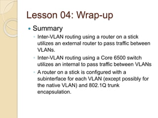 Inter-VLAN Routing | PPT