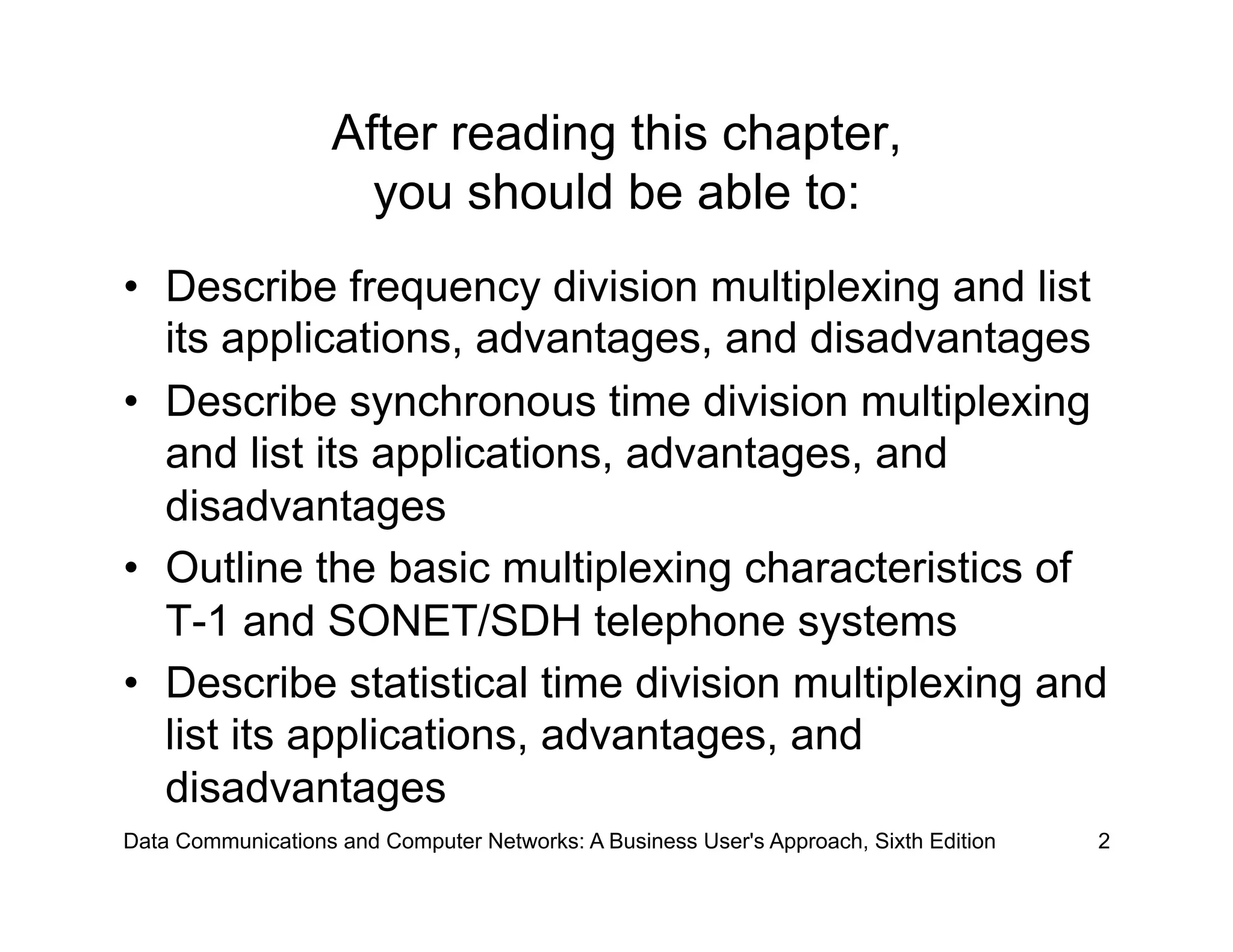 Making Connections Efficient: Multiplexing and Compression | PPT
