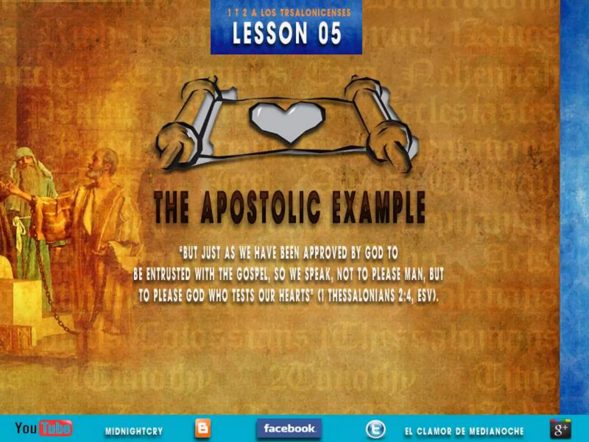 LESSON 05 "THE APOSTOLIC EXAMPLE" | PPT
