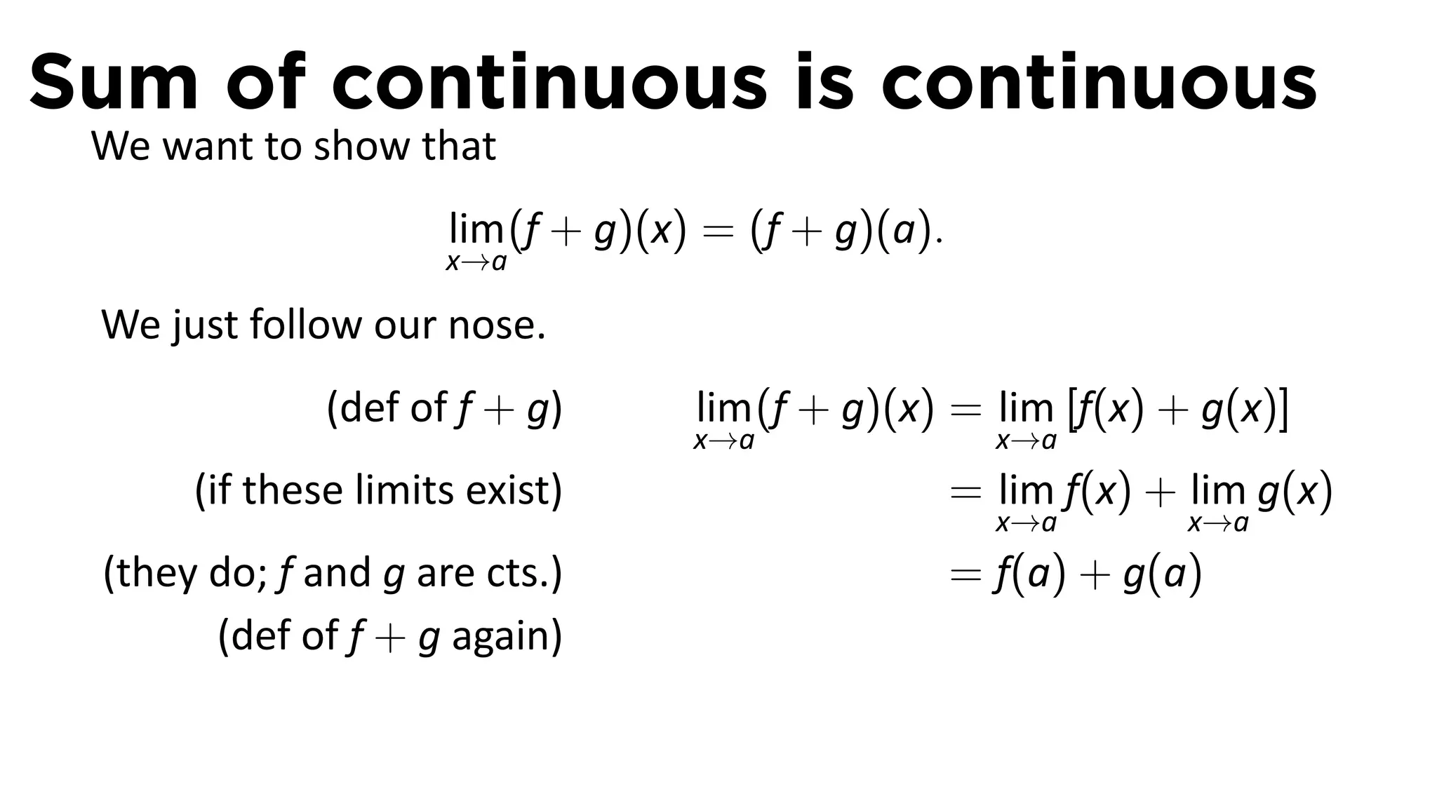 Lesson 5: Continuity (slides) | PDF | Physics | Science