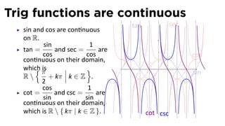 Lesson 5: Continuity (slides) | PDF