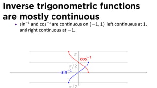 Lesson 5: Continuity (slides) | PDF