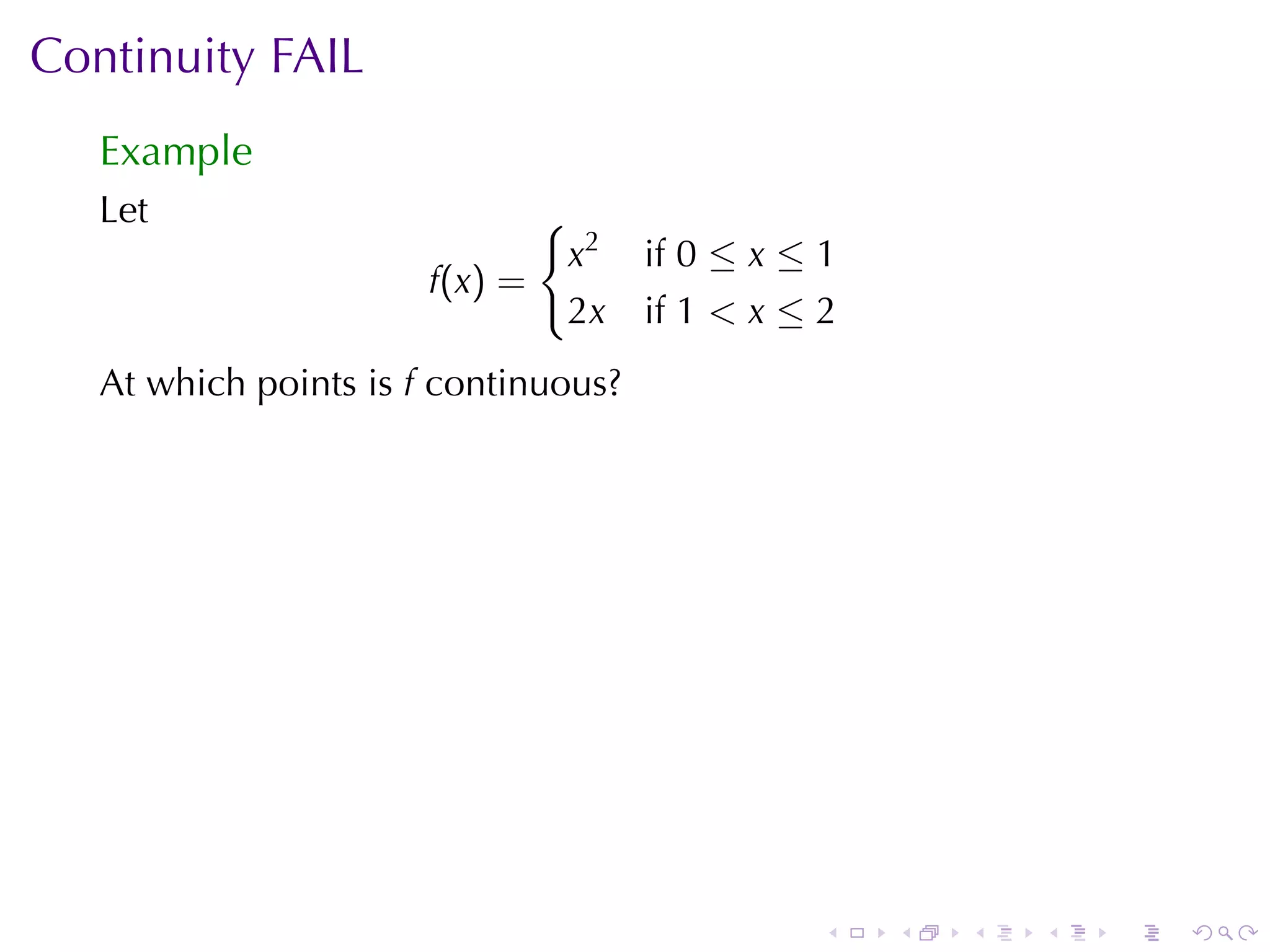 Lesson 5: Continuity | PDF