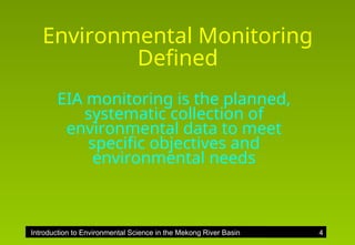 Introduction to Environmental Monitoring | PPT