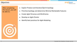 PMI-ACP Lesson 05 Agile Analysis and Design | PPT