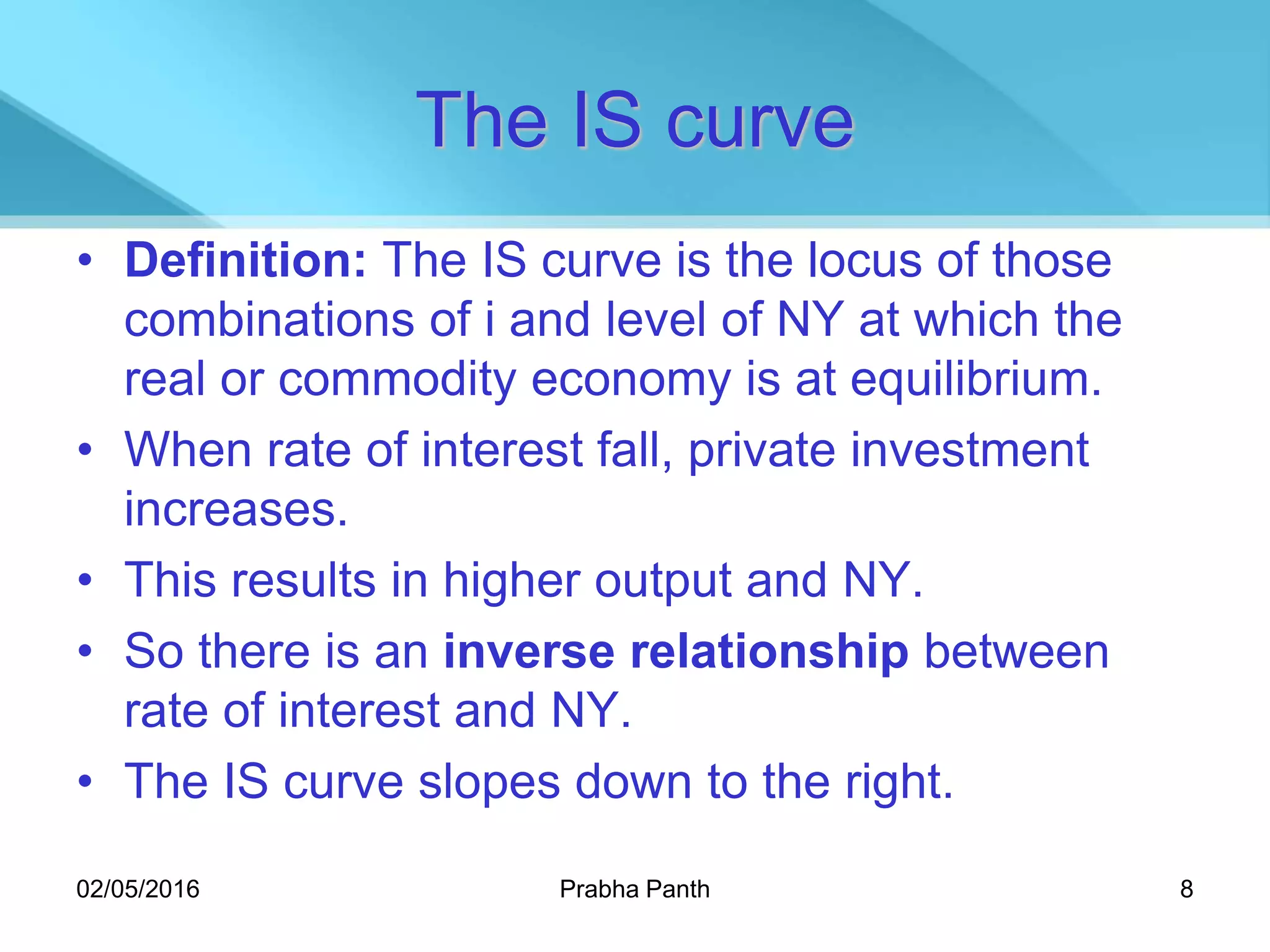 IS Curve | PPSX
