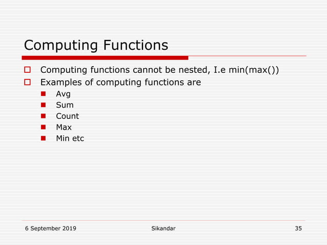 Lesson05 relational languages sql | PPT