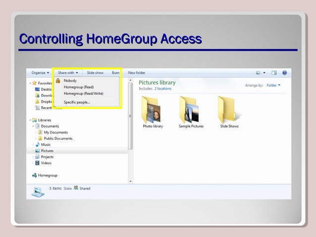 Lesson 6 - Understanding File and Print Sharing | PPT